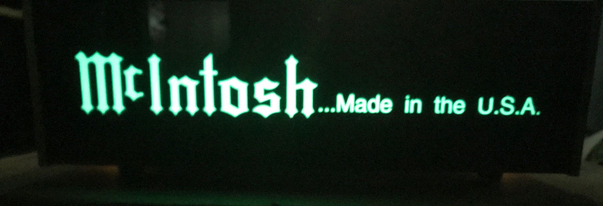 McIntosh R778 Lighted Dealer Display Sign For Sale | Audiogon