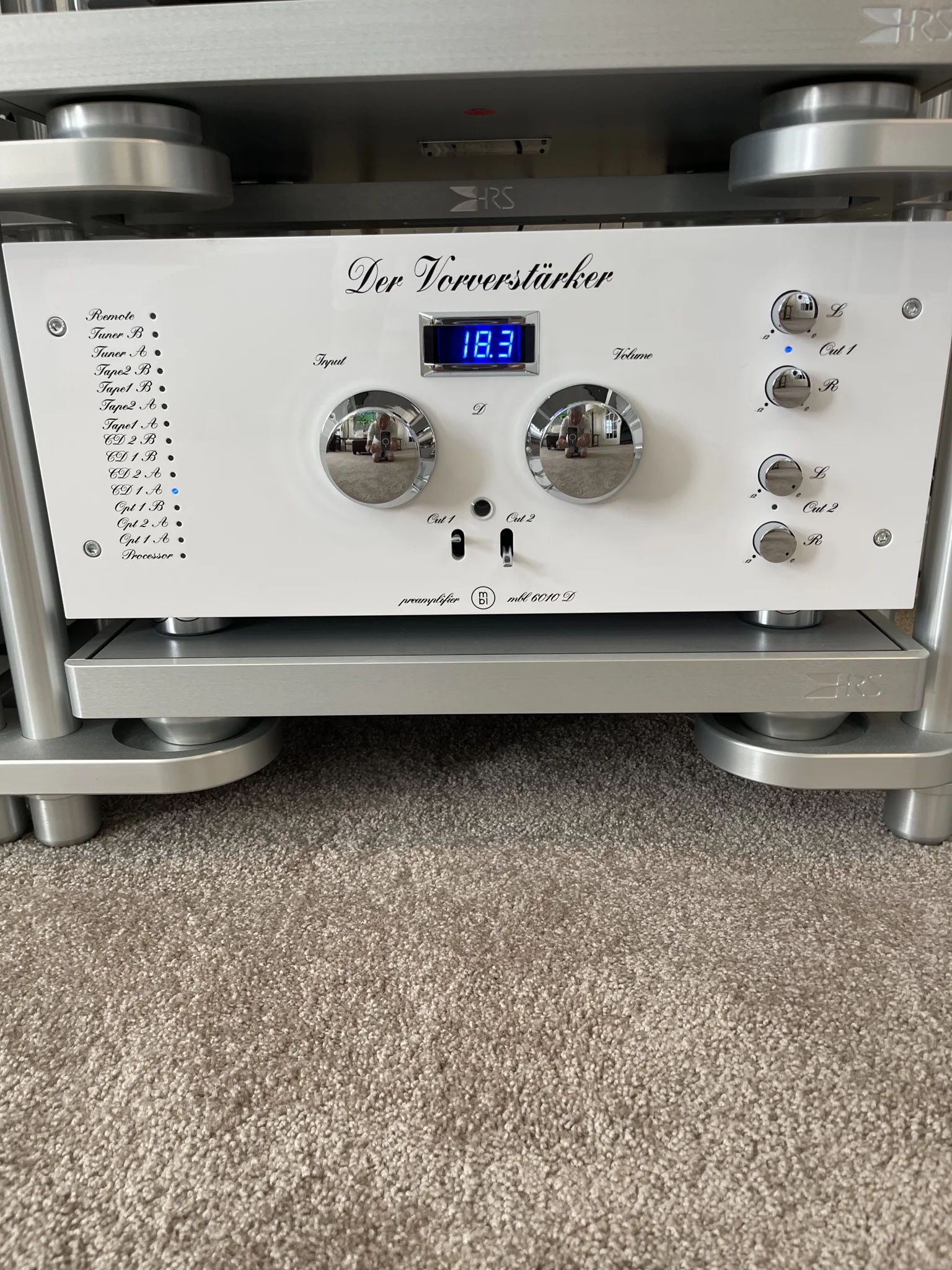 MBL 6010D Preamplifier (White/Silver) For Sale | Audiogon