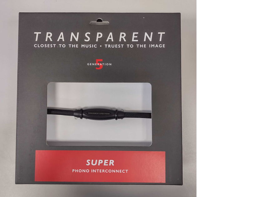 Transparent Super Phono Interconnect, 1M, ... For Sale | Audiogon