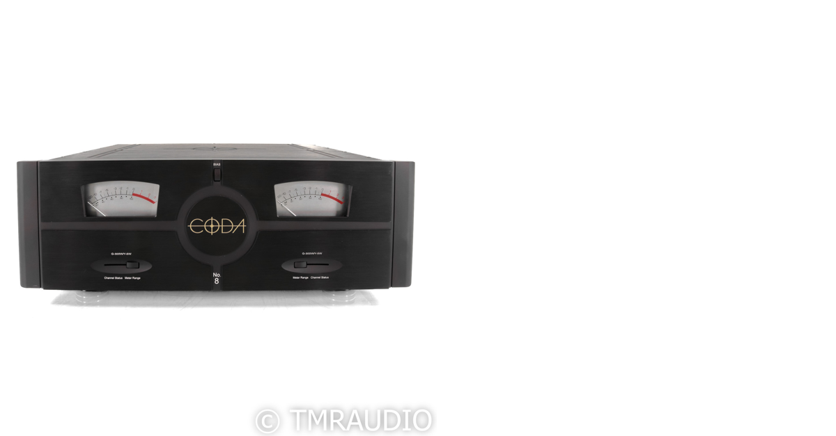 Coda Continuum No. 8 V1 Stereo Power Ampli... For Sale | Audiogon