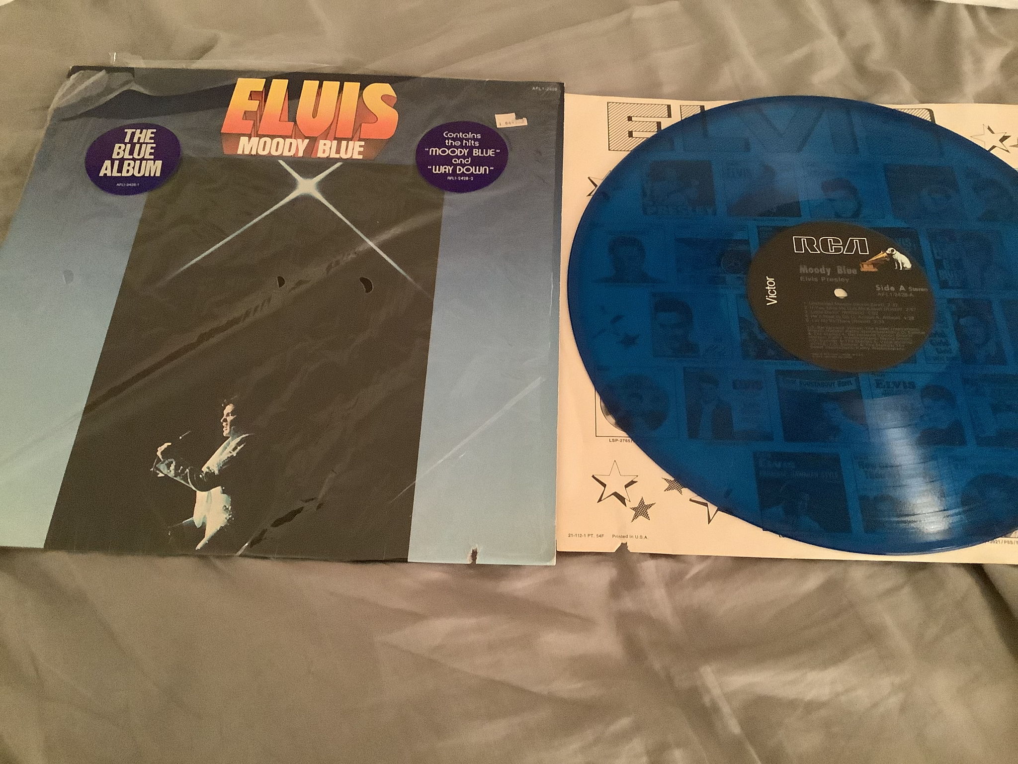 Elvis Presley RCA Records Blue Vinyl Mood... For Sale | Audiogon