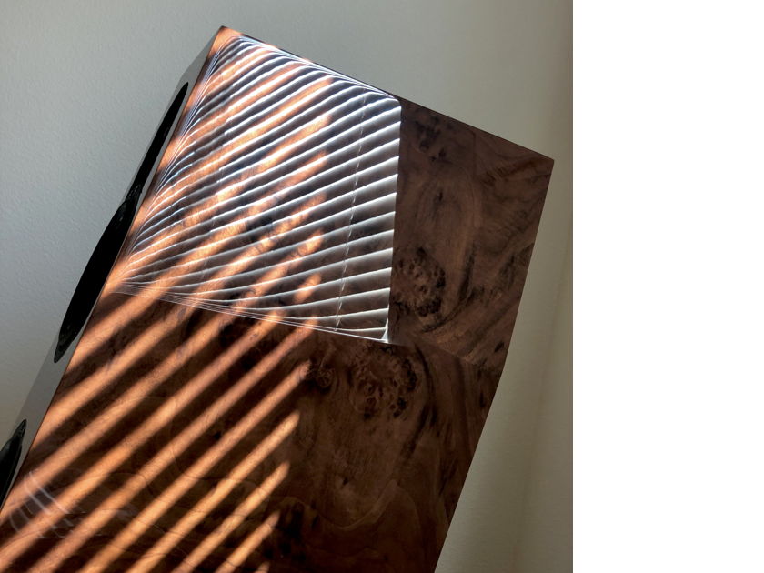 QLN Prestige 5 speakers in Burl wood "SOLD" For Sale | Audiogon