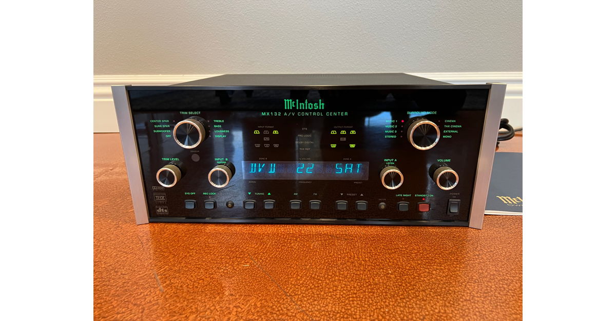 McIntosh MX-132 AV Processor/Preamp -- Goo... For Sale | Audiogon