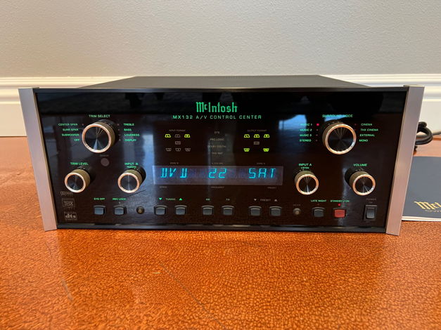 McIntosh MX-132 AV Processor/Preamp -- Goo... For Sale | Audiogon
