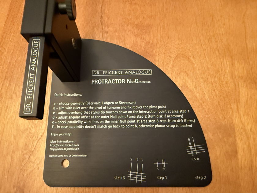 Dr. Feickert Analogue Next Generation Prot... For Sale | Audiogon