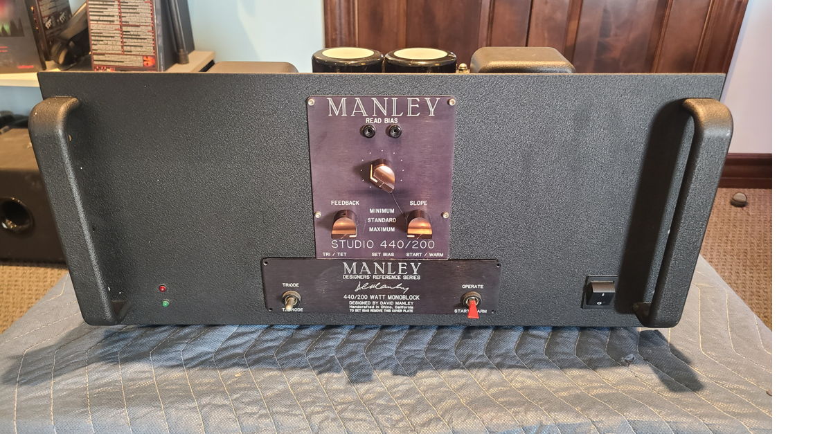 Manley studio 440 Tube amp PAIR - REDUCED !! For Sale | Audiogon
