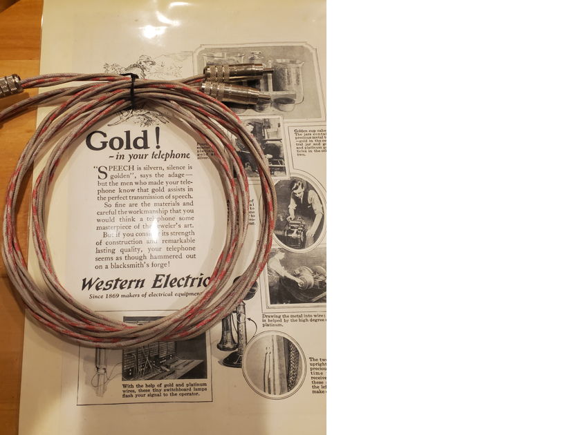 Genuine Western Electric Organic RCA Cable... For Sale | Audiogon