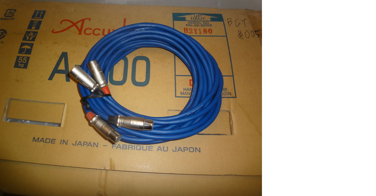ACCUPHASE ALC-50 XLR CABLES 5 METERS LONG For Sale | Audiogon