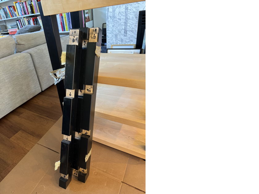 TimberNation 4 Shelf Maple Rack w/ black p... For Sale | Audiogon