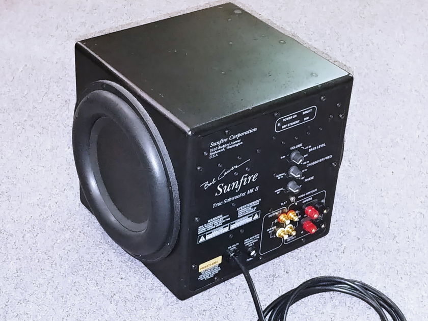 Sunfire True Subwoofer MkII by Bob Carver-... For Sale | Audiogon