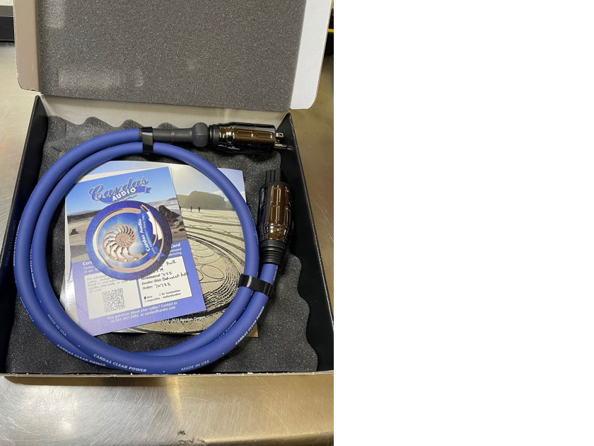 CARDAS CLEAR POWER CORD - 1.5M - 20A IEC For Sale | Audiogon