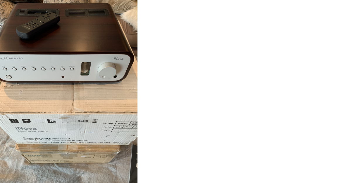 Peachtree Audio iNova integrated Hybrd tub... For Sale | Audiogon