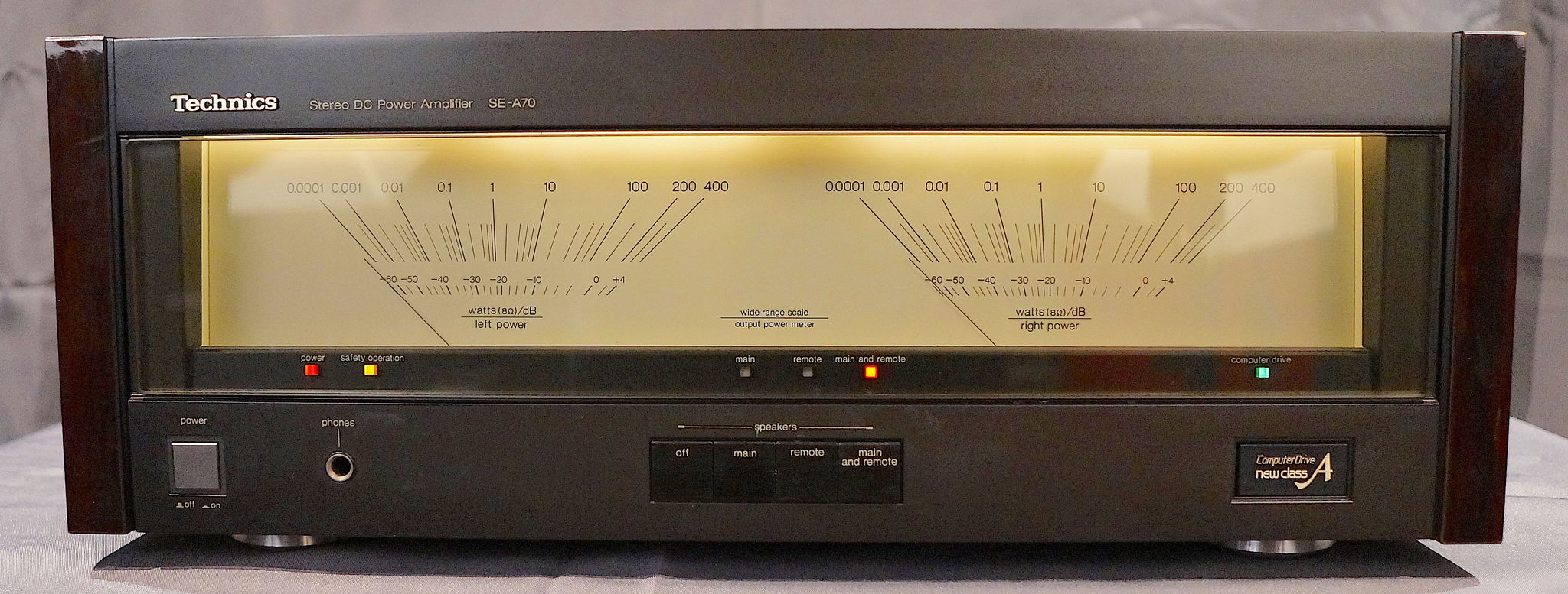 Technics SE-A70 - 160wpc Stereo DC Solid State Power Amplifier - Nice ...