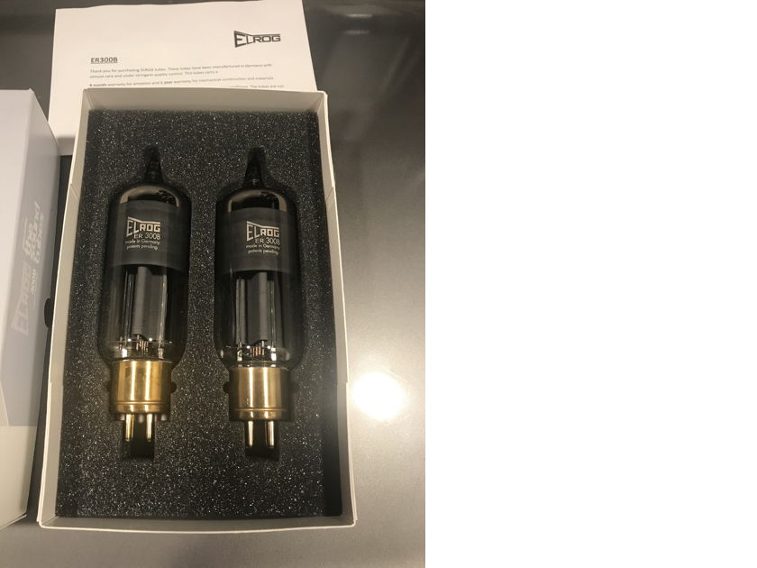 Elrog tubes 300B matched pair For Sale | Audiogon