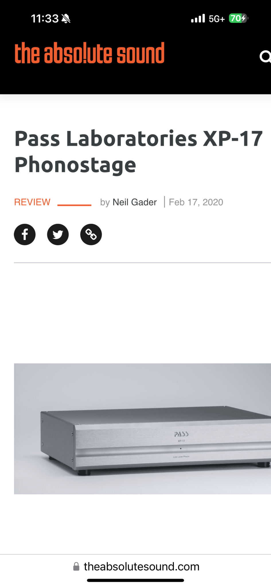 Pass labs xp17 silver brand new sealed in ... For Sale | Audiogon