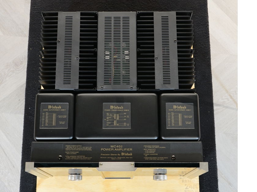 McIntosh MC402 Power Amplifier, Excellent ... For Sale | Audiogon