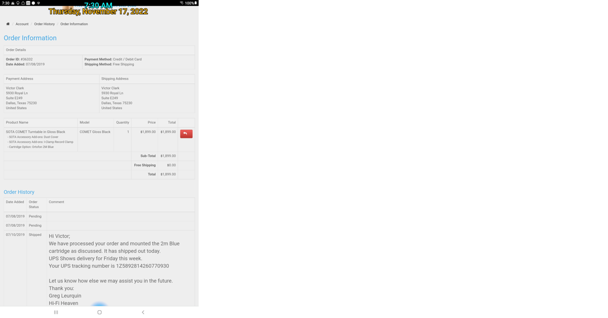 Sota Comet S-301 For Sale | Audiogon