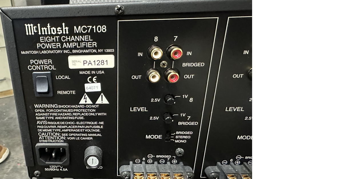 McIntosh MC-7108 For Sale | Audiogon