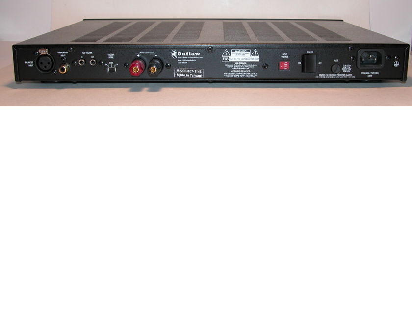 Outlaw Audio 2200 M Block 200 Watt Mono Am... For Sale | Audiogon