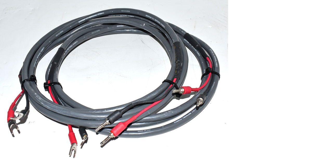 PAIR Cardas TWINLINK 11C 10ft 3m Spade/Ban... For Sale | Audiogon