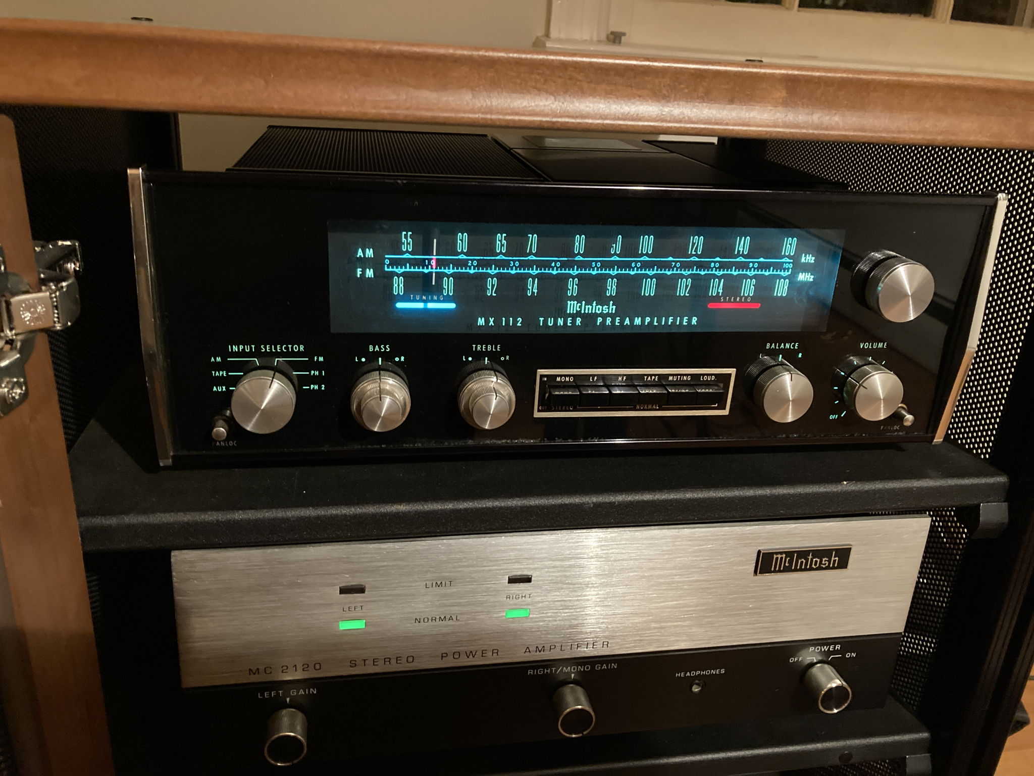 McIntosh MC2120 / MX114 Combo For Sale | Audiogon