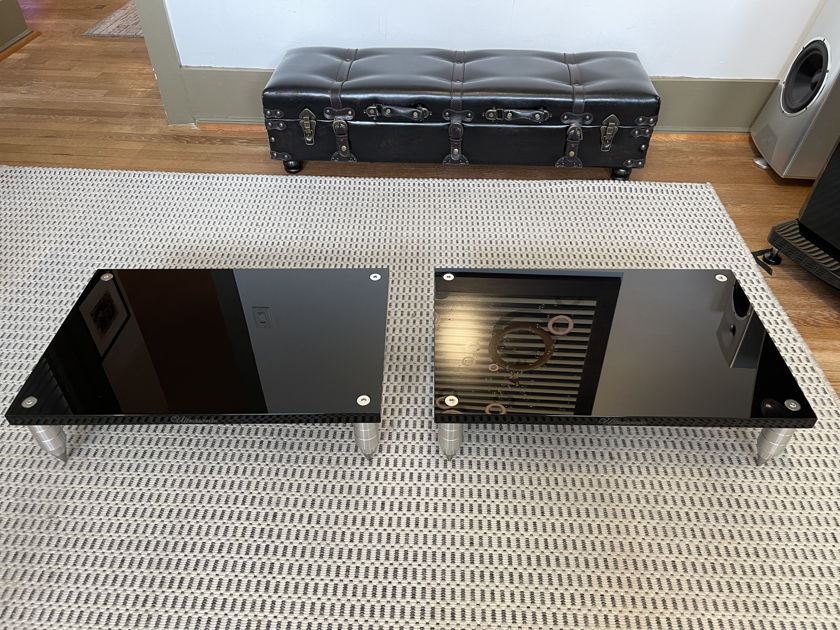 Pair Ultrasonic audio Acrylic 1” black with 1.7” 16”x24” aluminum ...