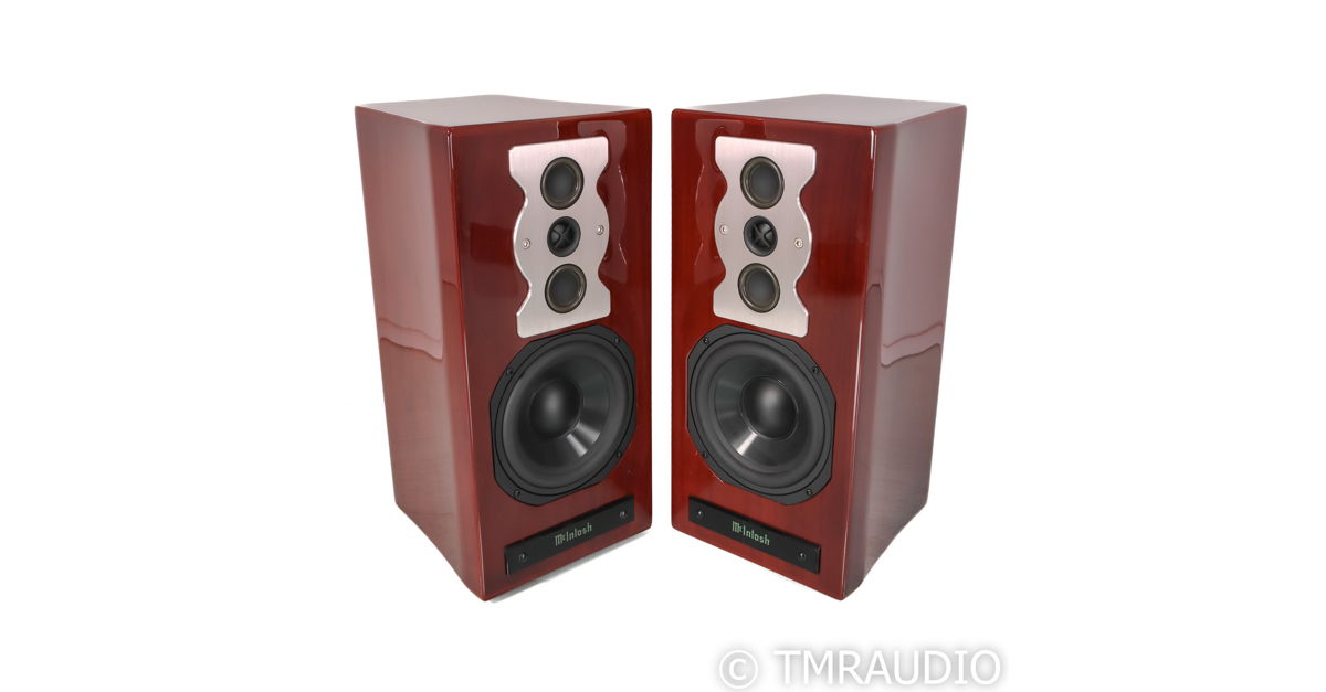 McIntosh XR50 Bookshelf Speakers; Red Waln... For Sale | Audiogon