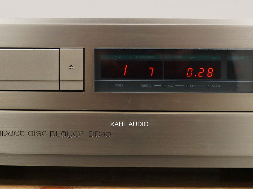 Accuphase DP-70 CD player. Lots of positive reviews! $5,000 MSRP. | CD ...