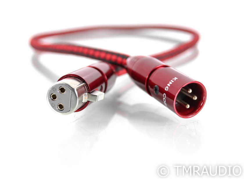 AudioQuest King Cobra XLR Cable; Single .75 Balanced Interconnect ...