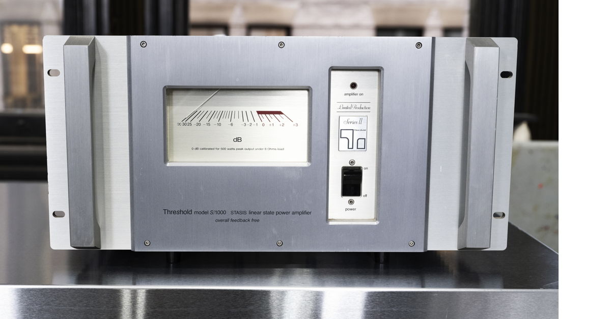 Threshold S/1000 II monoblock amplifiers For Sale | Audiogon