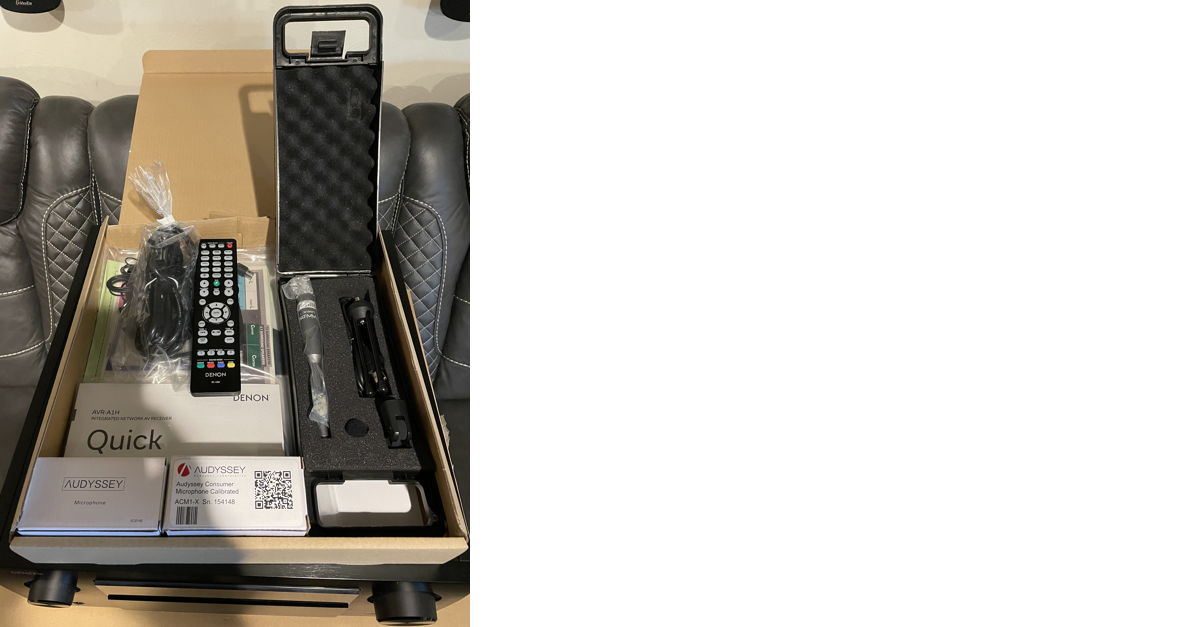 Denon AVR-A1H with two calibration mics! For Sale | Audiogon