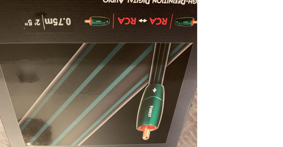 AudioQuest Forest Digital Coax 75ohm 0.75m... For Sale | Audiogon