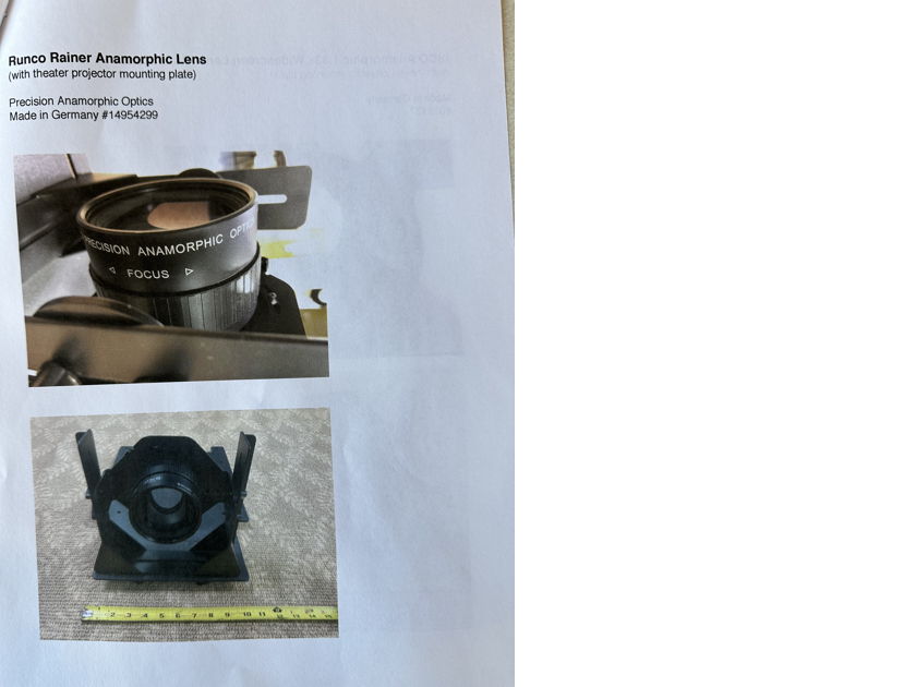 Runco 14954299 For Sale | Audiogon