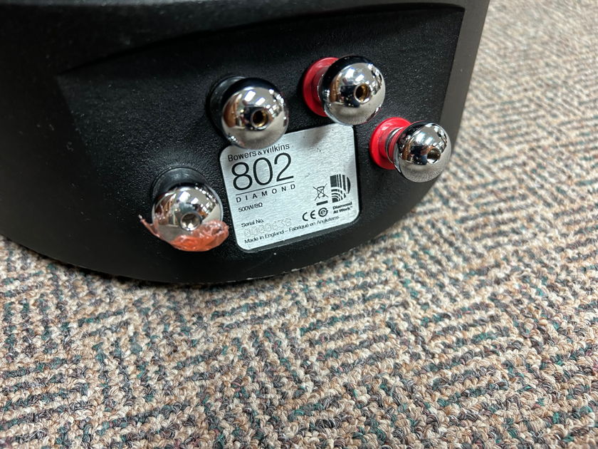 B&W 802D Rosenut Finish For Sale | Audiogon