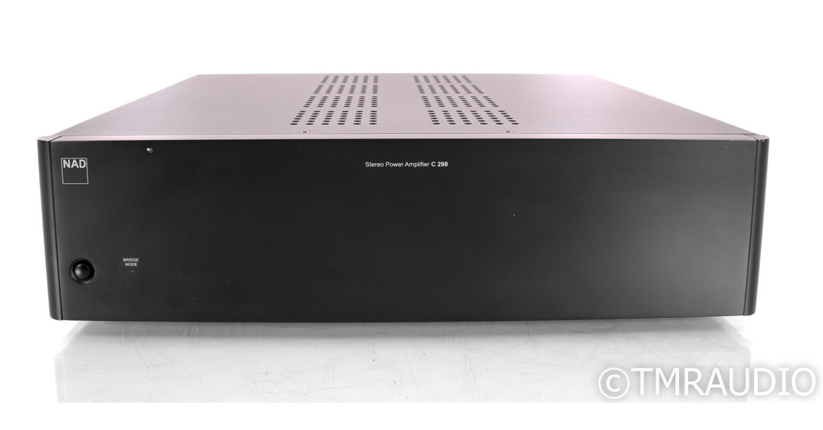 NAD C 298 Stereo Power Amplifier; C298 (49... For Sale | Audiogon