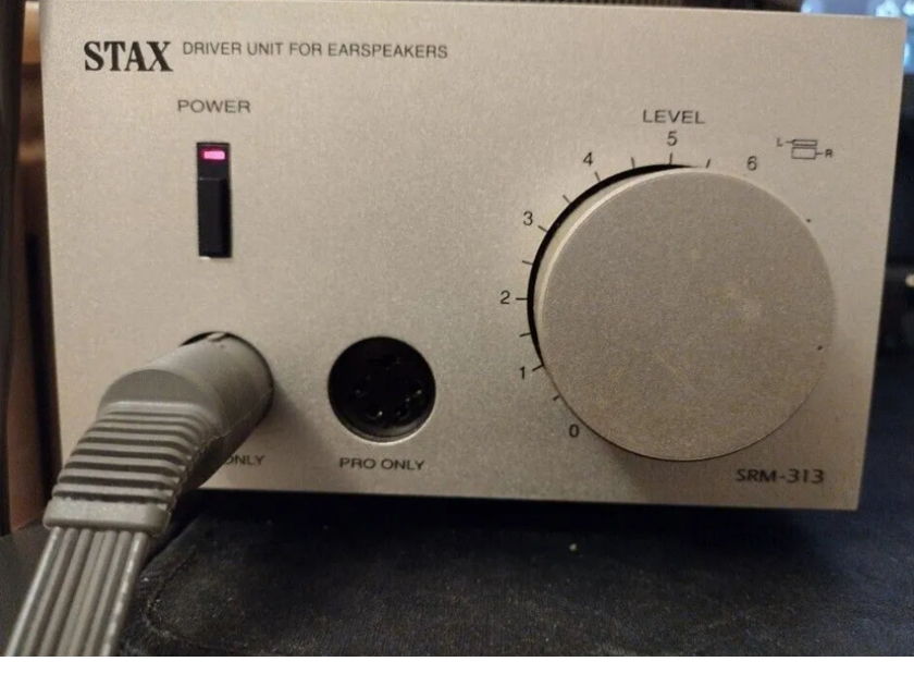Stax SRM-313 & SR303 headphone system and ... For Sale | Audiogon