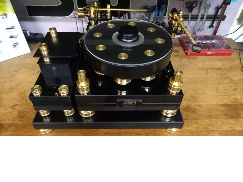 SAM Titan Gold Black Edition & 2 tonearms For Sale | Audiogon