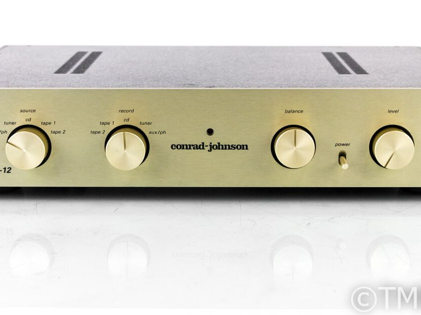 Conrad Johnson PV-12A Stereo Tube Preamplifier; PV12-A (20025) | Tube ...