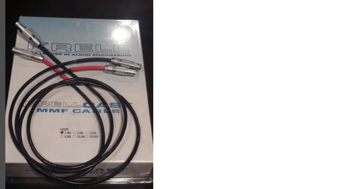 Krell Cast Cables For Sale | Audiogon