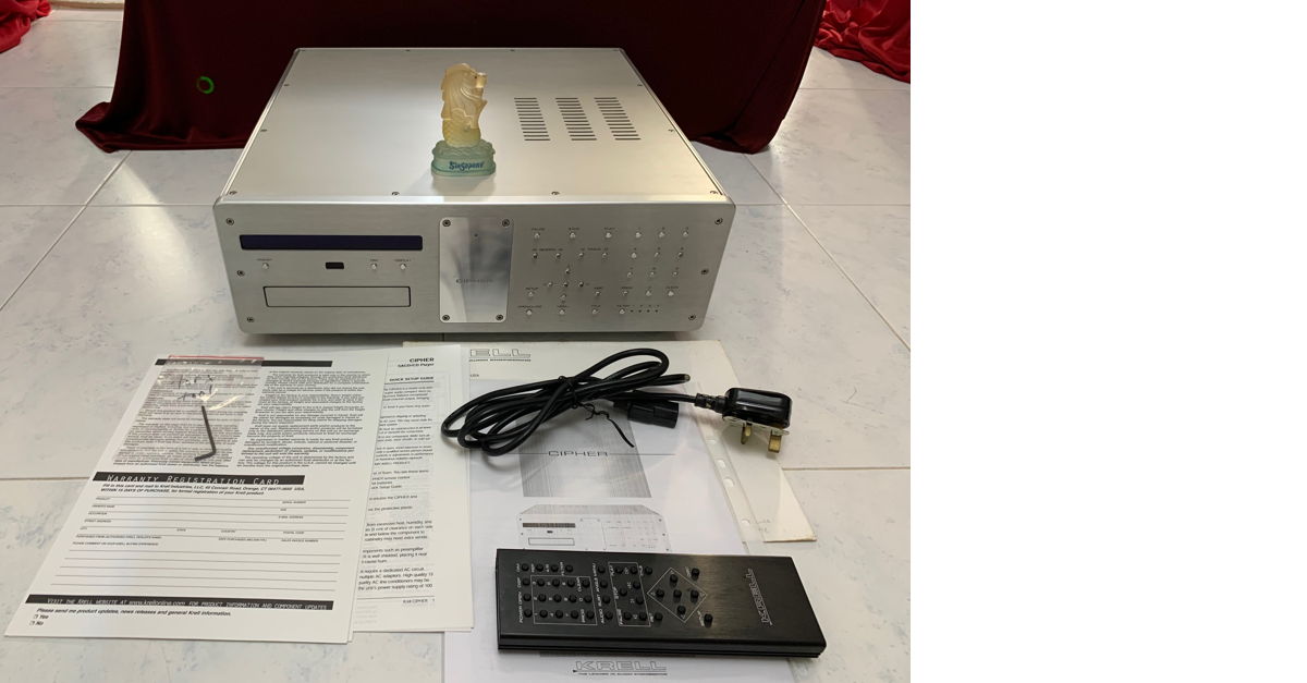 Krell Evolution Cipher (240v) For Sale | Audiogon