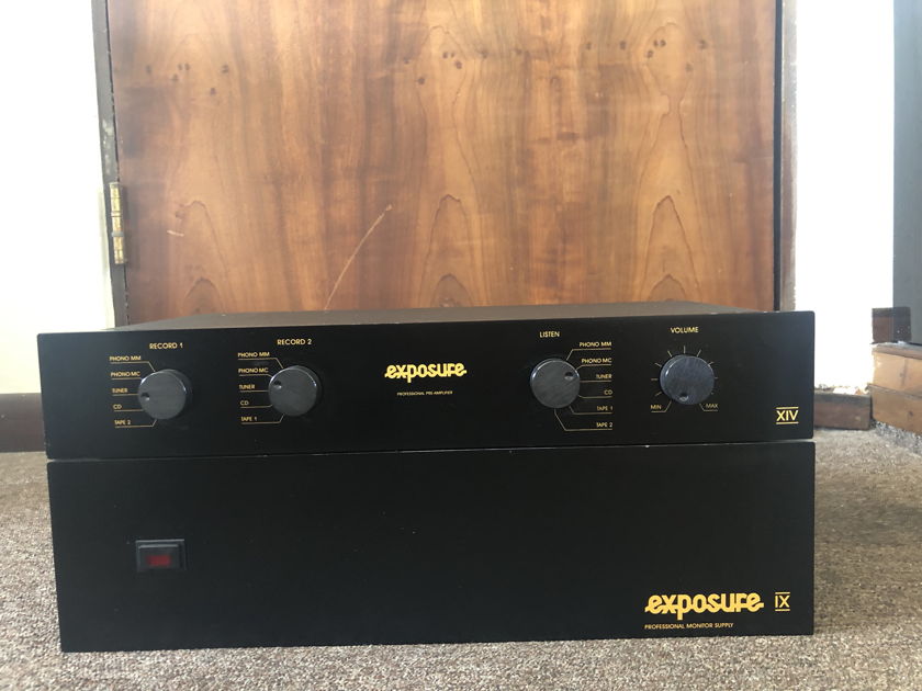 Exposure Model XIV Pre Amp and Model IX Power Supply | Solid state ...