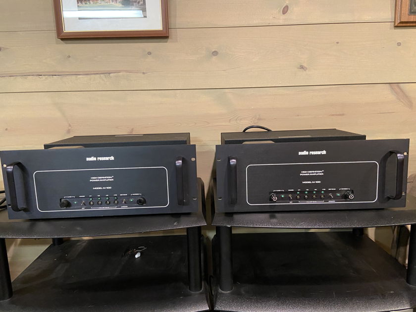 Audio Research M-100 MONO AMPLIFIERS For Sale | Audiogon