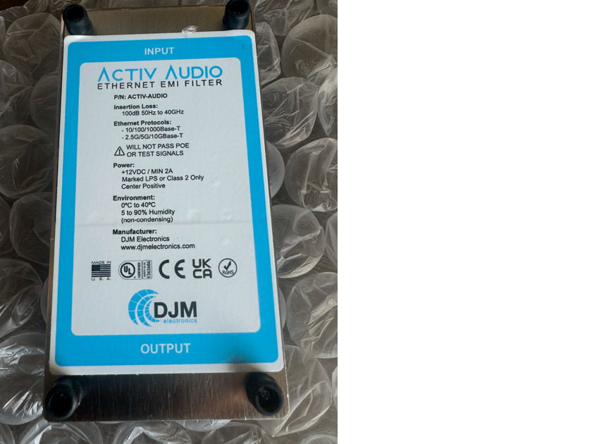 DMJ Electronics Active Audio EMI Filter For Sale | Audiogon