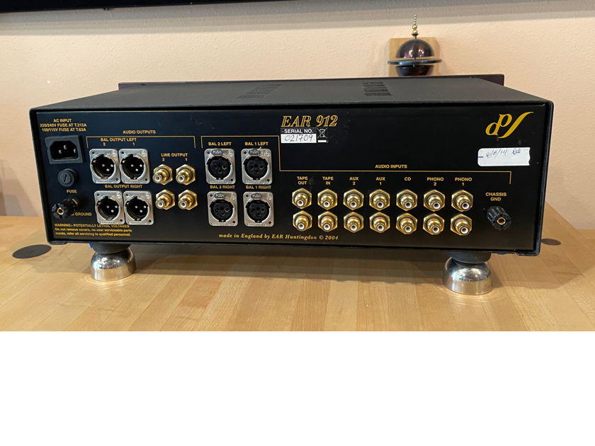 EAR Yoshino 912 Tube Preamplifier with Pho... For Sale | Audiogon
