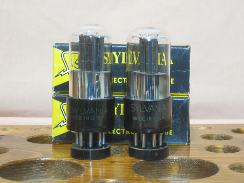 Sylvania 6SN7GT matching pair Bad Boy For Sale | Audiogon