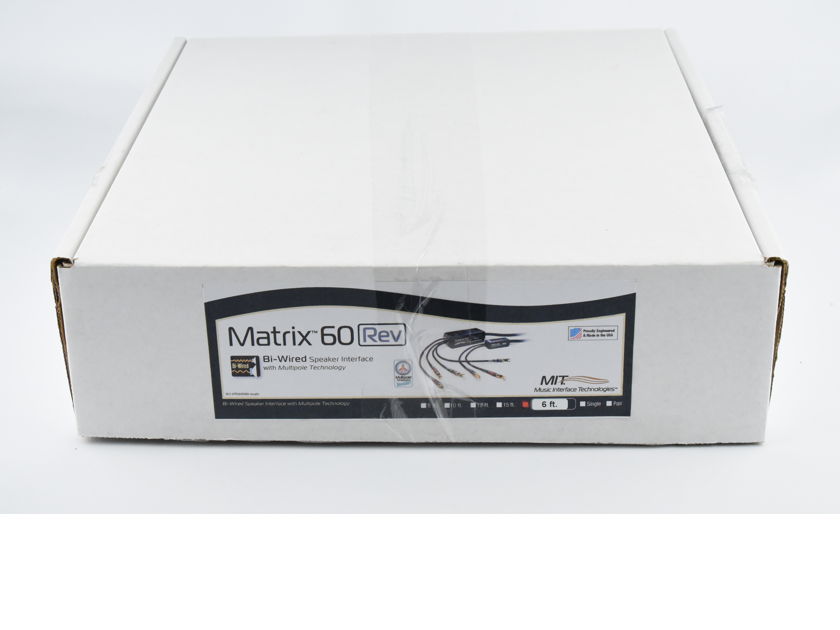 MIT Matrix 60 Rev 6 Feet Single Wire Banan... For Sale | Audiogon