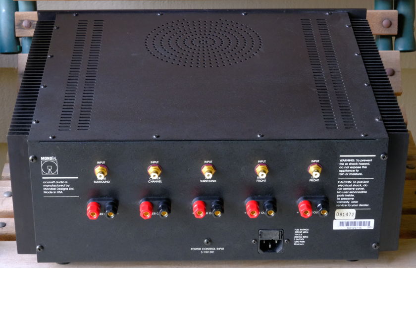 Mondial Designs Acurus A125X5 Home Theater... For Sale | Audiogon