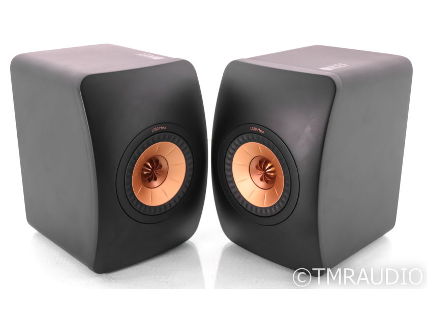 KEF LS50 Meta Bookshelf Speakers; Black Pair; LS-50 (1/1) (45495 ...