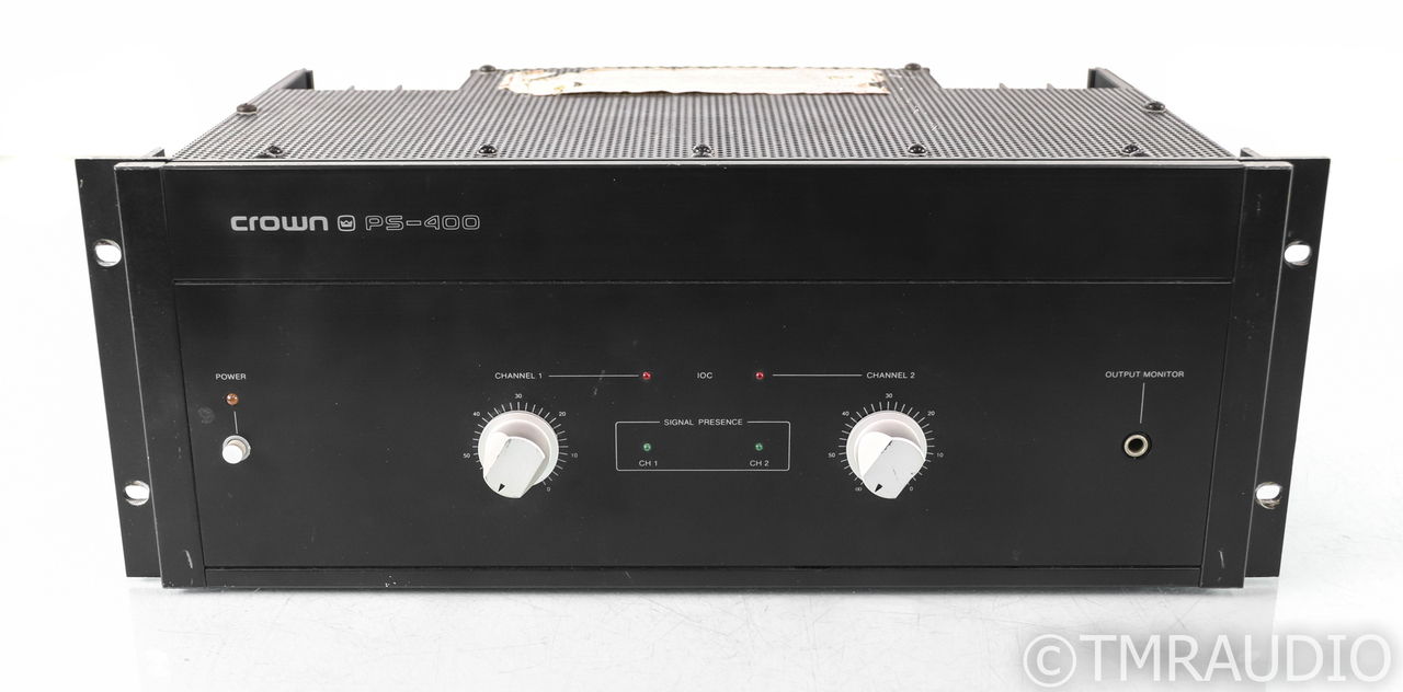 Crown PS-400 Vintage Stereo Power Amplifie... For Sale | Audiogon