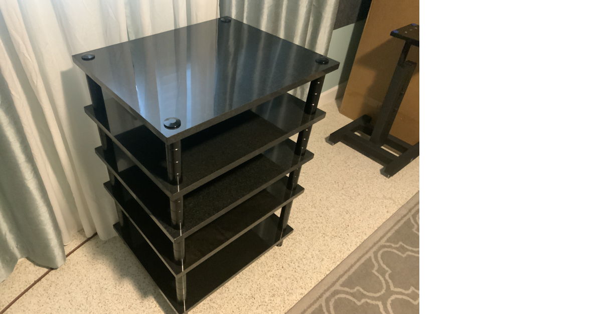 Acora Acoustics 5 Self Granite Audio Rack For Sale | Audiogon
